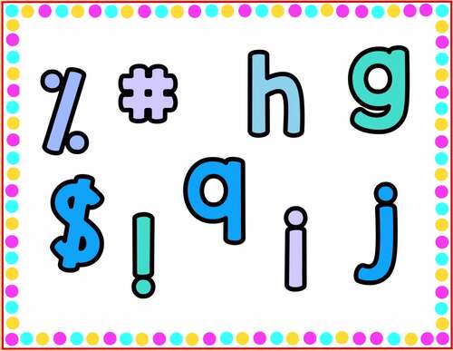 Printable Boho Bright Bulletin Board Letters, Editable Alphabet Letters ...