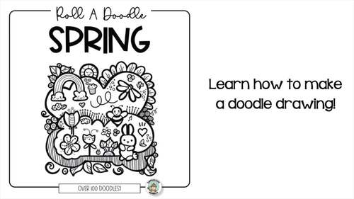 Doodle Drawing Lesson • Spring Art Activity • How to Doodle Draw