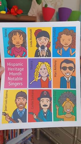 Hispanic Heritage Month 8 Colorful Bulletin Board Posters | TPT