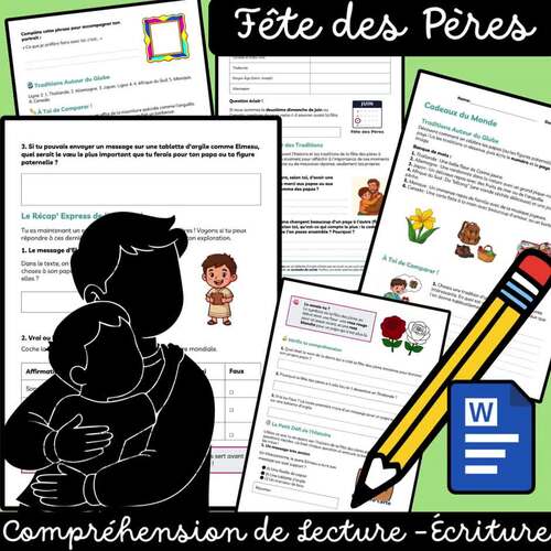 Fête des Pères Lecture Compréhension | Origines Traditions du Monde ...