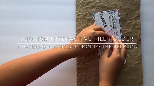 Judaism Beliefs and Practices | World Religions | Writing | Lapbook Project