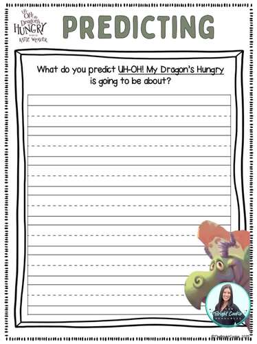 Uh Oh My Dragon's Hungry | SEL Problem Solving, Rhyming, Dragon Craft