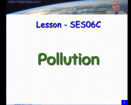 Complete STAR* Video Lesson on POLLUTION for Distance Learning DINB