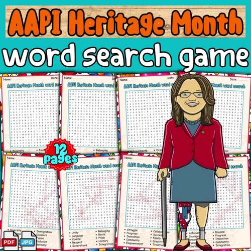 AAPI Heritage Month activities | Asian American Pacific Islander word ...