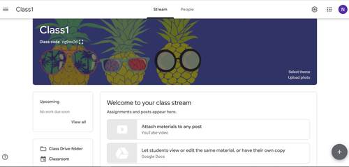 Animated Google Classroom Headers (Cool Pineapples) Banners - Distance ...