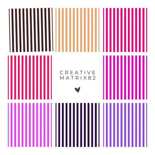 Vertical Stripes Digital Paper | Striped Seamless Patterns by Creative ...