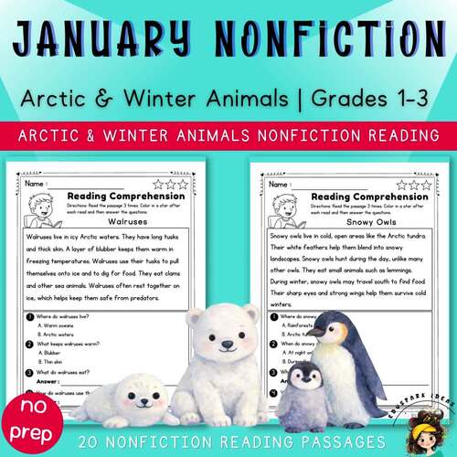 January Nonfiction Reading | Arctic & Winter Animal Adaptations ...