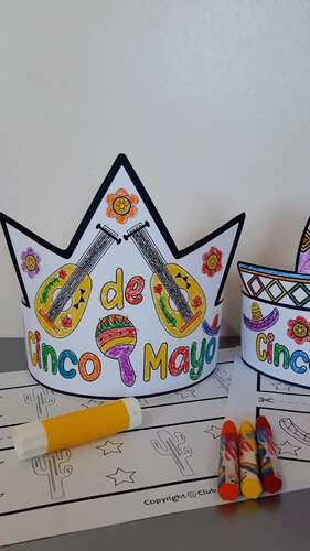 Cinco de Mayo Crown Craft | Cinco de Mayo Hat | Cinco de Mayo Activities