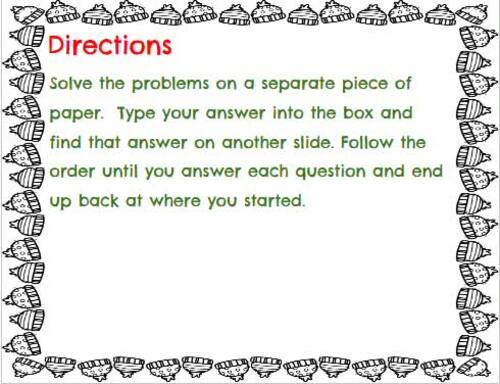 Equivalent Ratios Winter Word Problems Scavenger Hunt- Christmas Math ...