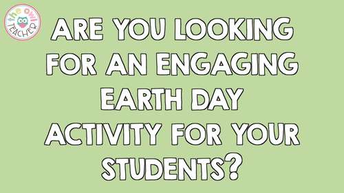 Earth Day Activities | Earth Day Writing and Craft Booklet by The Owl ...
