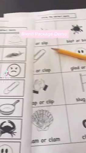 Initial and Final Blends Worksheet Bundle Package | TPT