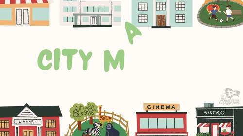 City Mapper - Prepositions Game by The Cross-Cultural Classroom | TPT