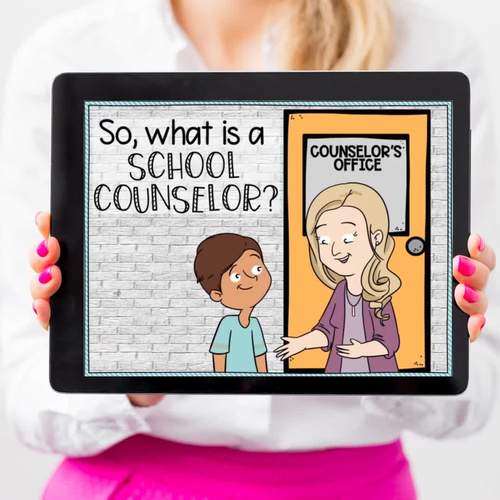 Meet the Counselor Presentation & Activities Printable Digital Distance ...