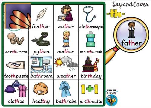 Articulation TH in Medial and Final Positions Boom Cards for Speech Therapy