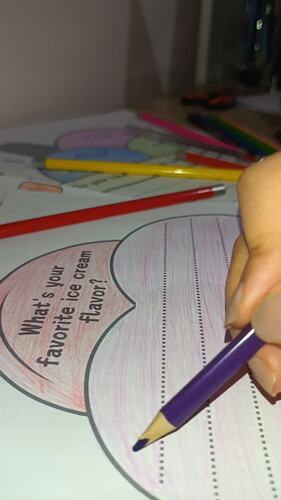 Ice cream writing craft,summer Writing prompts,end of the school year ...