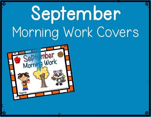 First Grade September through December ELA and Math Morning Work Bundle