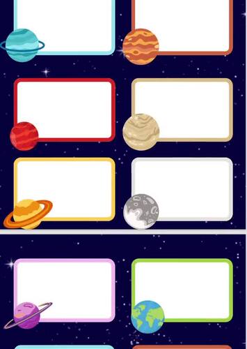 Outer Space Classroom Theme Decor!(Editable) by Cup of Tea..ch | TPT