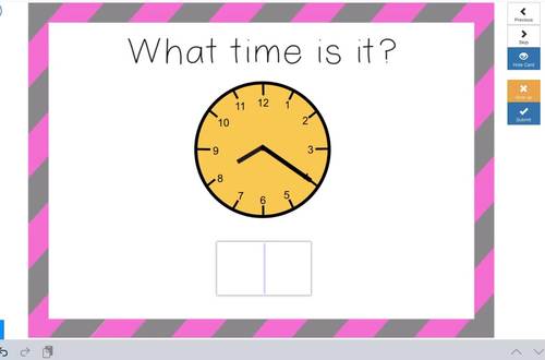 Telling Time to 5 Minutes BOOM Cards by Erin J Murray | TPT