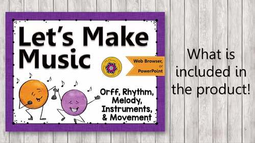 Music Rules! Back to School ~ Let's Make Music: Orff Rhythm Melody