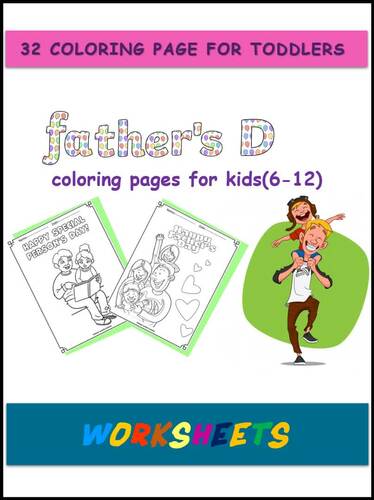 Father's Day Craft coloring cards for Kids. by Smart activity teacher