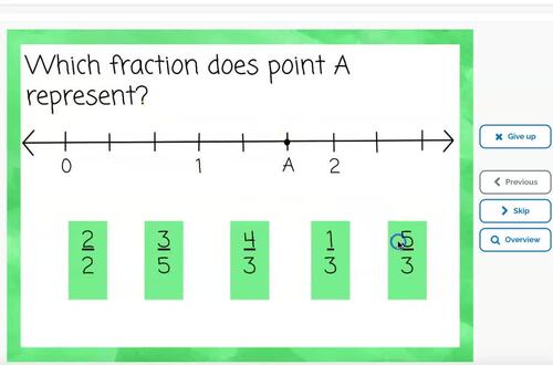 3rd Grade Fractions on the Number Line Boom Cards 3.NF.A.2 | TPT