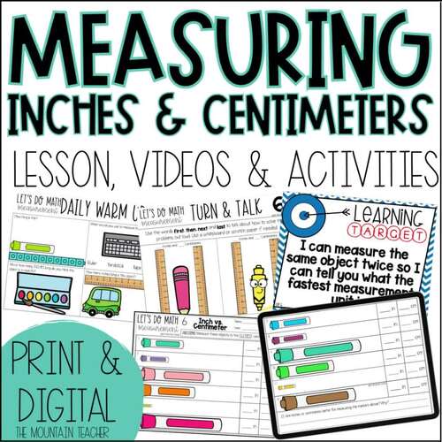 Measurement Activities | Inches and Centimeters | Lesson Plans ...
