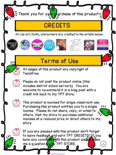 Dr. Seuss "Grinch" Counting Center Activity by Teachtree | TpT