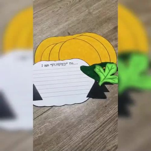 Pumpkin Craft,Writing and Coloring Activities, Halloween bulletin board