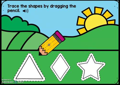 Drawing and Building 2D Shapes Boom Cards by Terrific Teaching Tactics