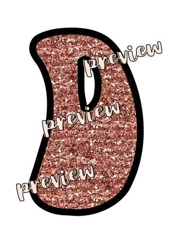 Retro Glitter Bulletin Board Letters and Numbers for Classroom Decor