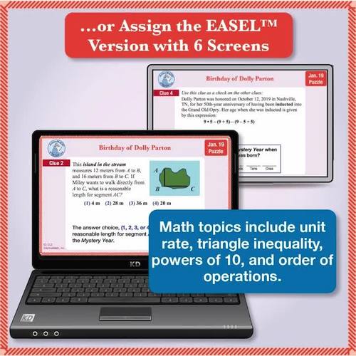 Summer Math & History Bundle: 7 Middle School PDF Mini Lessons w ...
