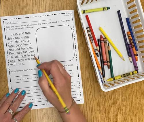Decodable Reading Passages With Short Vowels | Decoding Stories | Build ...
