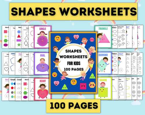 Preschool Worksheets | Printable Toddler Worksheets | Preschool shapes ...