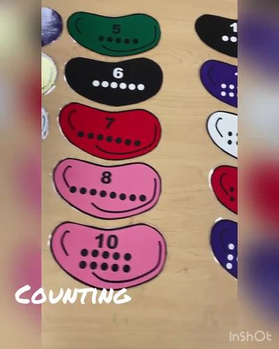 Jelly beans | Counting One-to-One Correspondence | Math by Rosa Restituyo