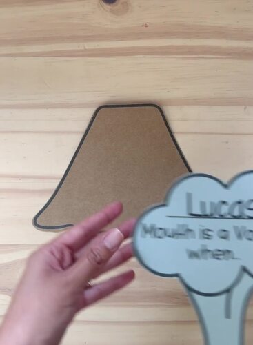 "My Mouth is a Volcano" Read Aloud Craft- Back to School Book Activity