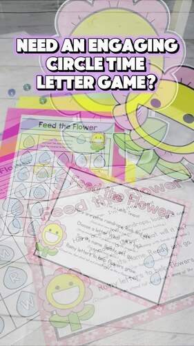 Preschool Circle Time Games With Letters - Spring Feed Me Alphabet ...