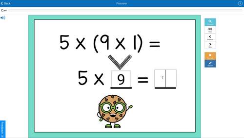 Associative Property of Multiplication Math Boom Cards & Math Task Cards