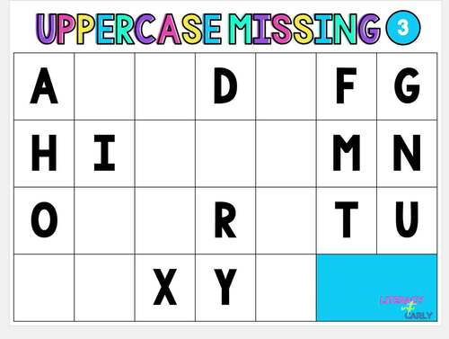 Alphabet Letter Mats for PreK/Kinder | Upper & Lowercase Letter Recognition