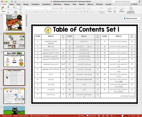 UFLI aligned Halloween Digital Phonics Mystery Pictures - Nonsense ...