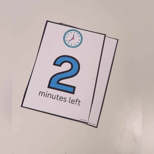 Visual Timer Cards, Countdown Cards, Time Management, Executive ...