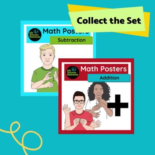 ASL Sign Language Posters Set by ASL Teaching Resources | TpT