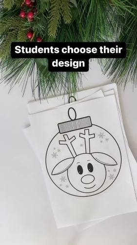 Christmas 3D Craft | Christmas writing activity by Rainbow Sky Creations