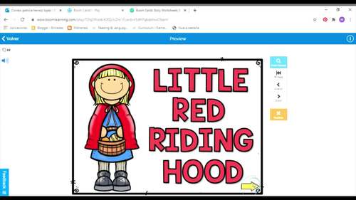 LITTLE RED RIDING HOOD Boom Cards | Story Reading Comprehension by Ms ...