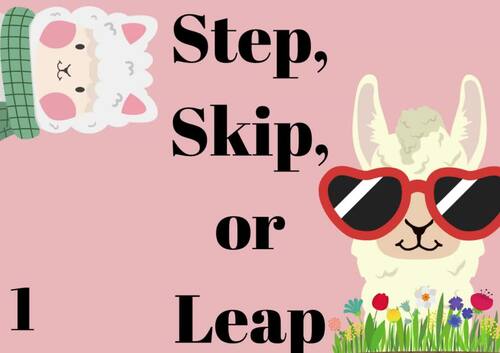 Step, Skip, Leap: visuals, lesson slideshow resource, elementary music ...