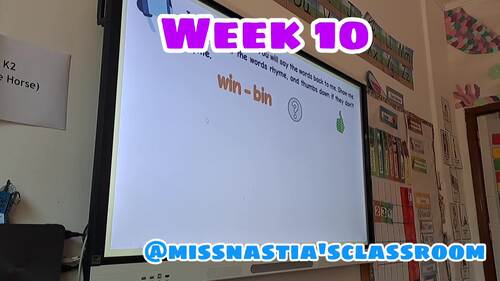 Phonological & Phonemic Awareness Interactive Lessons for Beginners/Week 10