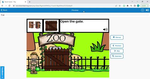 What Animal is Behind the Gate? (Zoo, Open, Go) | TPT