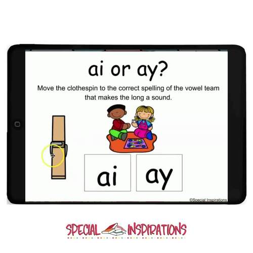 ai or ay? Phonics Task Cards | Print & Digital | Google Slides™ | TpT