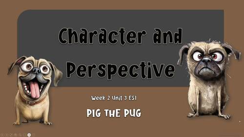 PIG THE PUG-NSW ES1 Unit 3 - component B WEEK 2 English | TPT