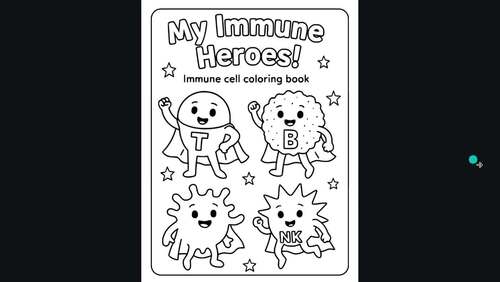 Immune Cells Coloring Book – Fun & Easy Immune System Learning | TPT