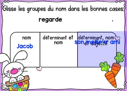 Le groupe du nom: les différents types by Madame Soleil | TPT